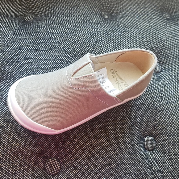 Dansko | Shoes | Dansko Vesta Canvas Sand Toddler Clogs Sizes 9 | Poshmark